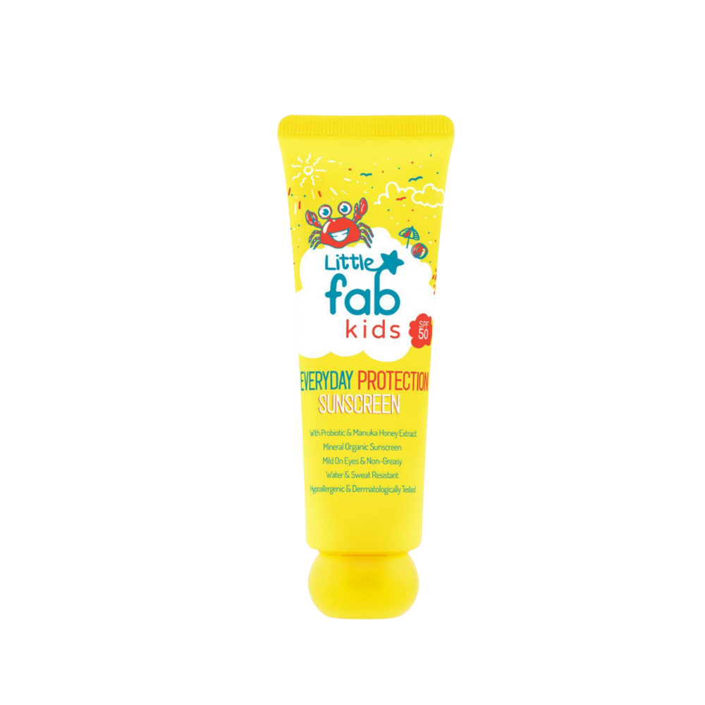 Little Fab Kid Everyday Protection Sunscreen SPF 50 PA +++ UVA UVB – 9 ...